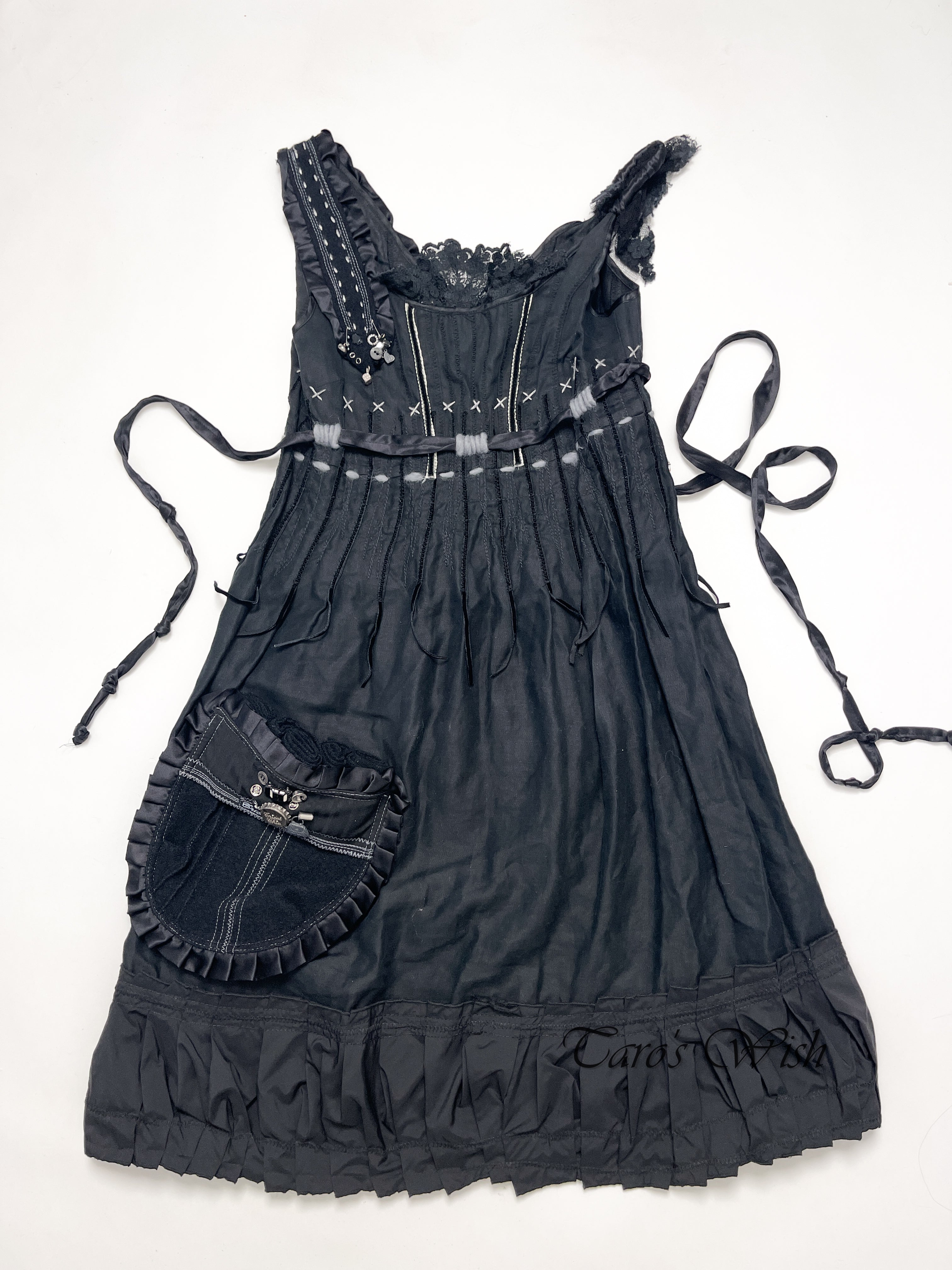 Asymmetrical Patchwork Structure Dress – Taro's Wish